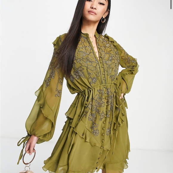 ASOS | Dresses | Stunning Beaded Asos Dress | Poshmark